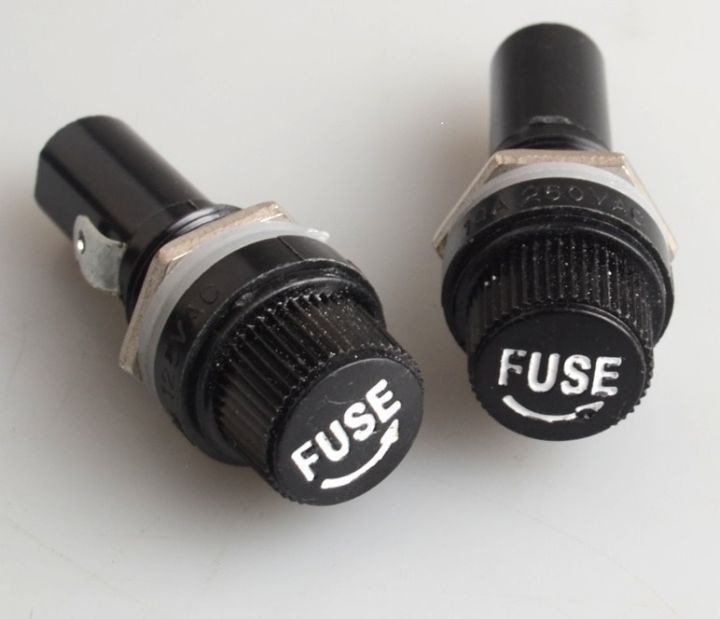 5mm x 20mm Panel Mount Fuse, tube holder with Socket Connectors ...