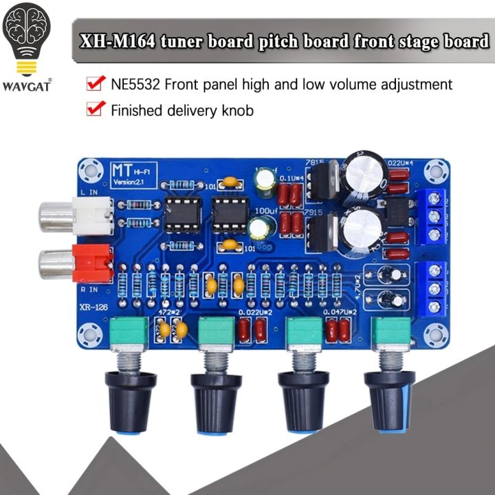 XH-M164 NE5532 Stereo Pre-amp Preamplifier Tone Board Audio 4 Channels ...