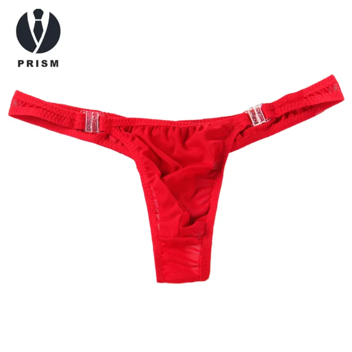 Prism Men Briefs Friendly to Skin Men Underwear G-strings with Buckle ...