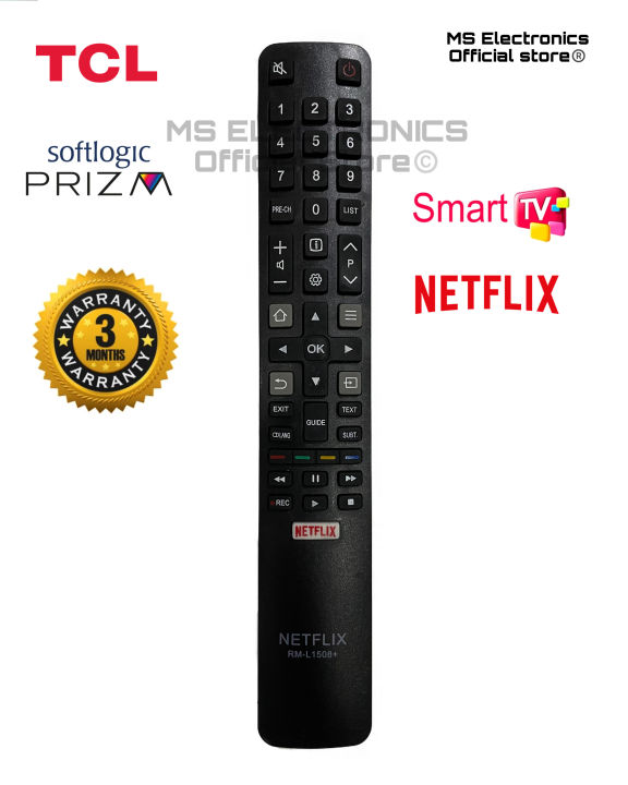 TCL Softlogic Prizm LED Smart Tv Remote Controller | Daraz.lk