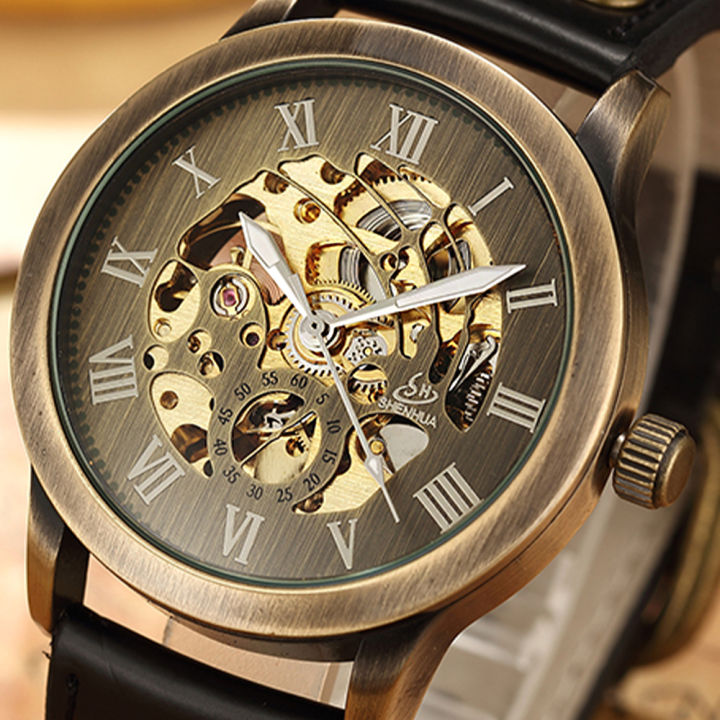 AUTOMATIC MAN WATCH MECHANICAL WATERPROOF WRIST WATCHES For Men LUXURY ...
