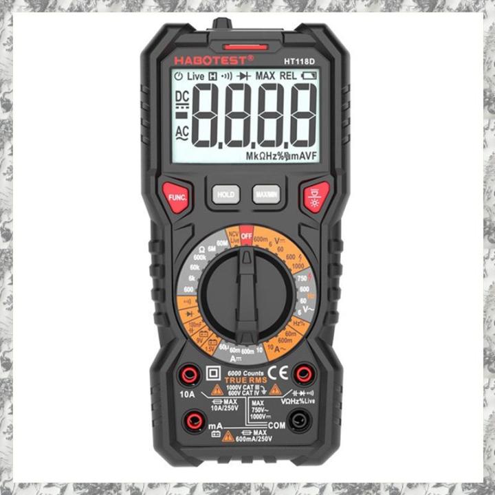 HT118A/C/D High-Precision Professional Digital Multimeter with Dual ...