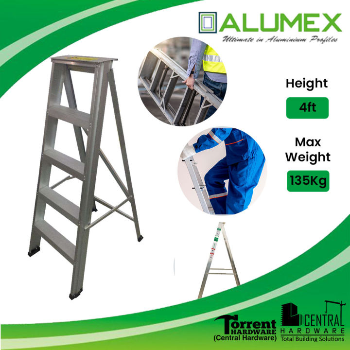 ALUMEX ALUMINUM LADDER 4FT | Daraz.lk