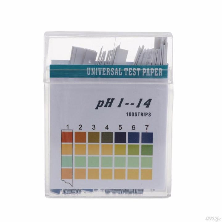 100 Strips PH Meter Indicator Paper PH Value 1-14 Litmus Testing Paper ...