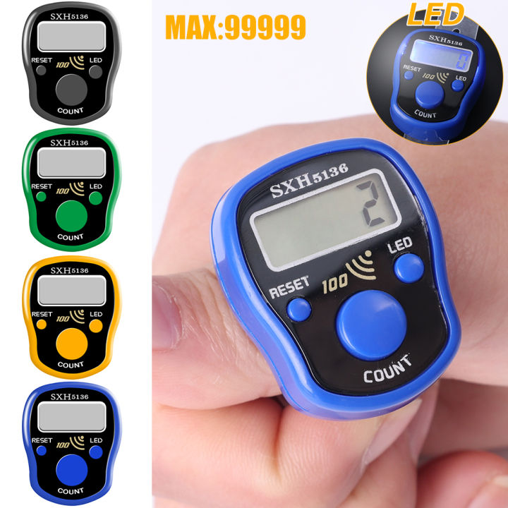 Eid LED Luminous Electronic Counters Ring Style Household Handheld ...