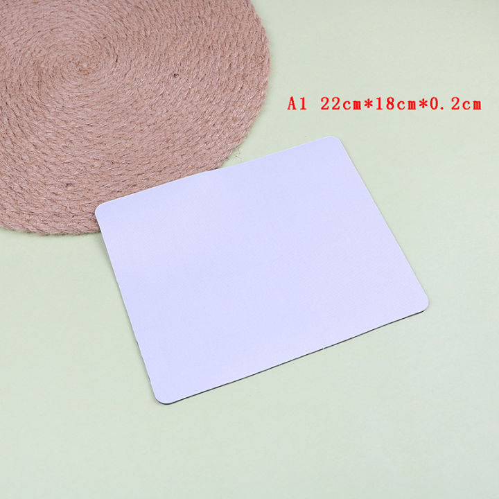 【New Arrivals】White Mouse Pad Diy Personalized Gamer Gaming Rectangle ...