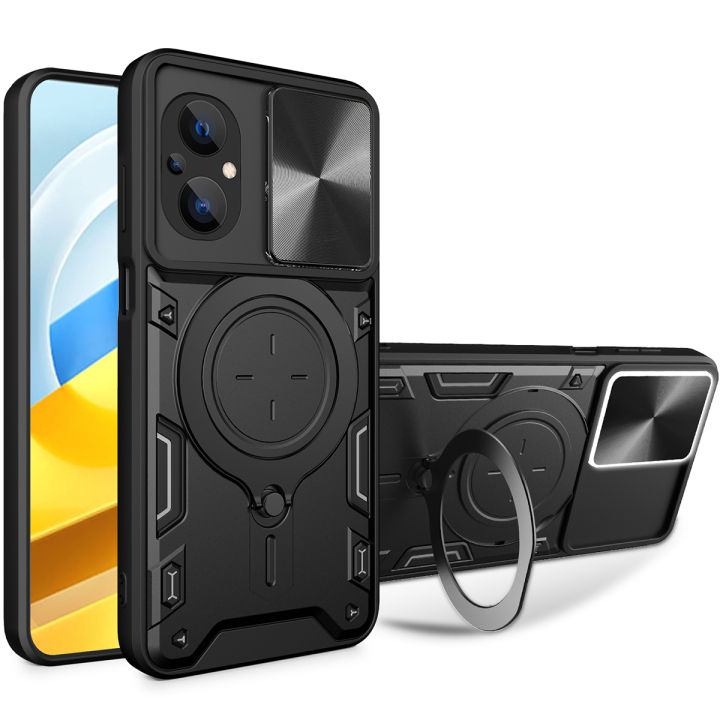 Waitz Naitz Shockproof Armor Push Pull Camera Protect Cover For Xiaomi ...