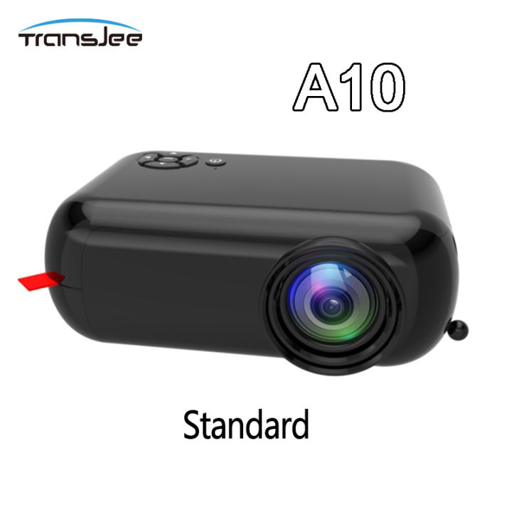 HXSJ TRANSJEE A10 LED Mobile Video Mini Projector HD 1080P Home Theater ...