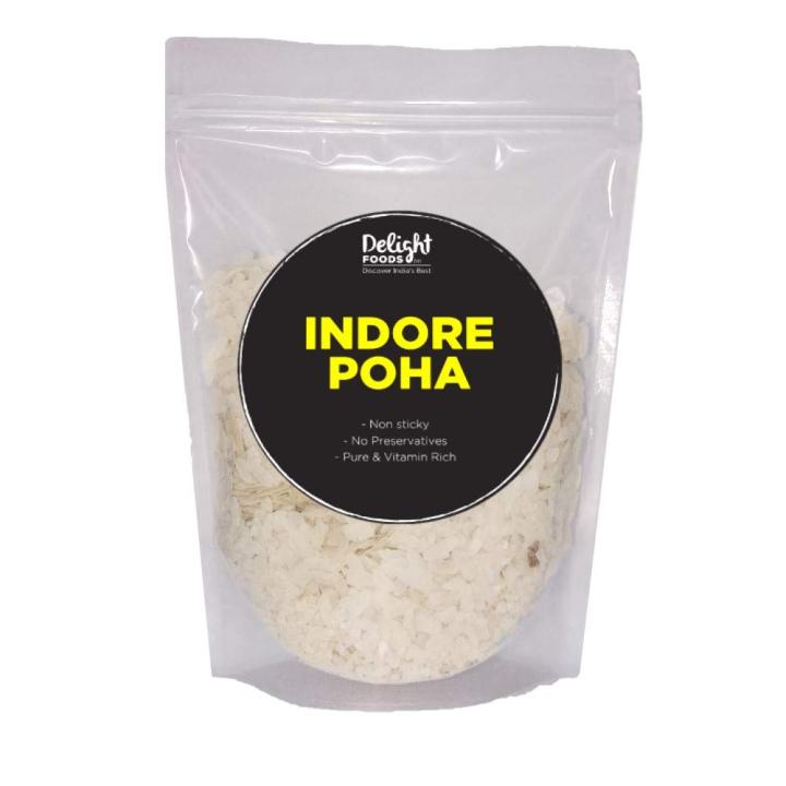 Delight Foods Special Indore Poha - 400gm (Set of 2 Packets - Each of ...