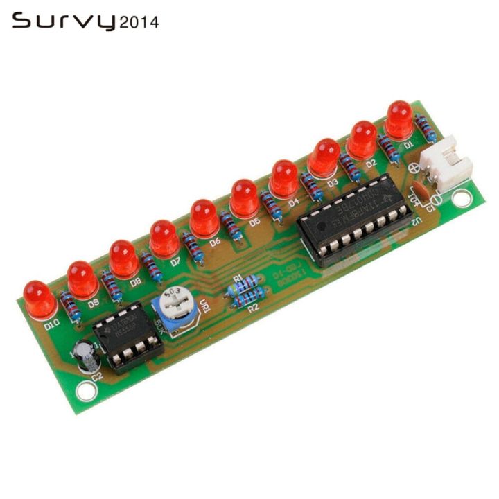 【happy one】NE555 + Practice Learing Kits LED Light Chaser Sequencer Follower Module DIY Kit For ...