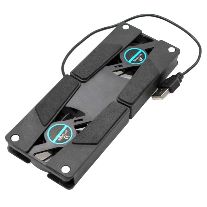 【New Trend】Foldable USB Rack Holder Laptop Desk Support Dual Cooling ...