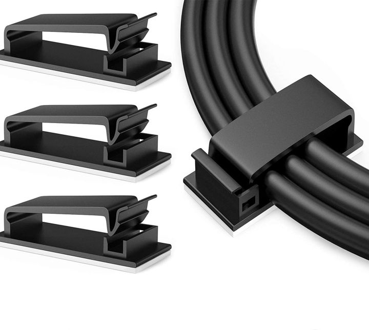 Self Adhesive Cable Management Clips Cable Organizers Wire Cord Holder ...