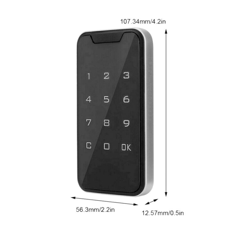 Electronic Smart Digital Electronic Door Lock Fingerprint Press ...