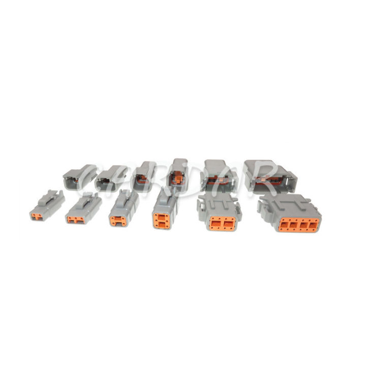 1 Set Deutsch Dtm Waterproof Wire Connector Starter Kit Dtm06-2/3/4/6/8 ...