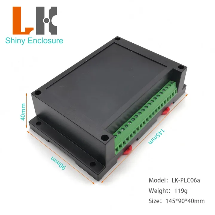 LK-PLC06a Abs Plastic Din Enclosure Connector Plc Electrical Project ...