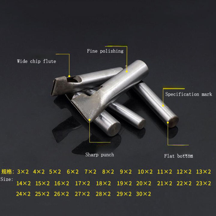1pcs Tool Hollow Hole Flat Punching Belt Punching High Carbon Steel ...