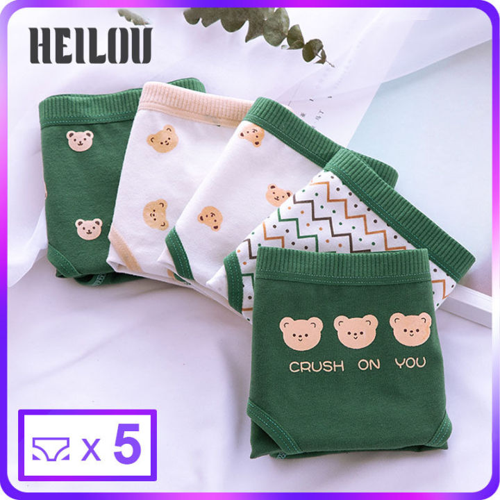 Heilou Panty Women Sale 5pcs Freeshipping Fashion Korean Style Panties