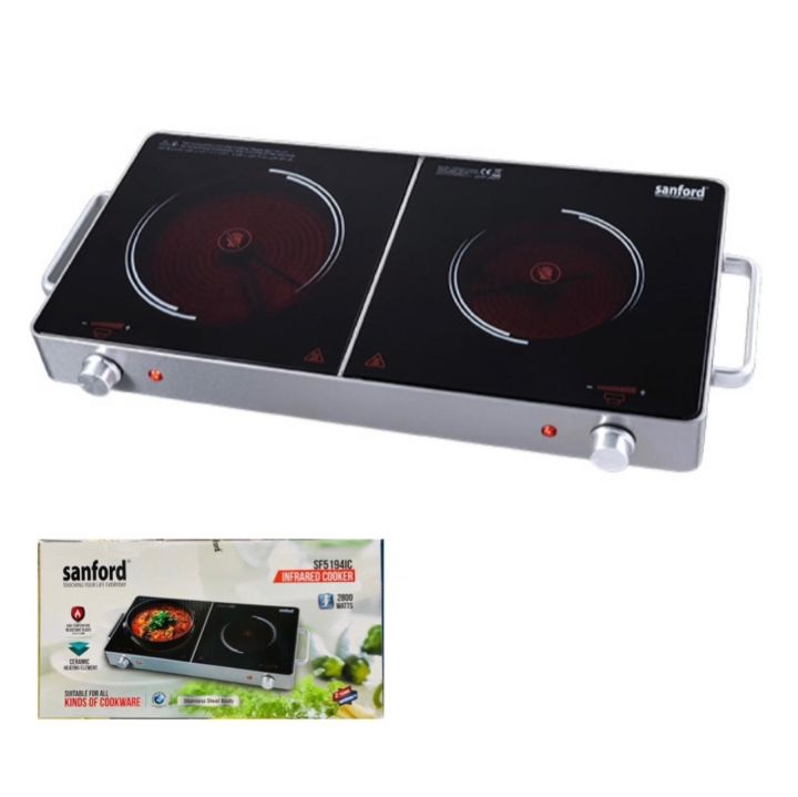 Infrared Cooker Double Burner SANFORD SF5194IC 2800W | Daraz.lk