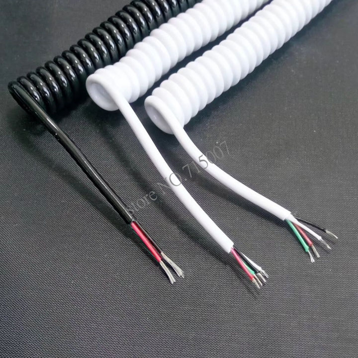 1pcs Diy Spring Curl Line Usb Line Usb 4 Core Wire Microusb Extension ...