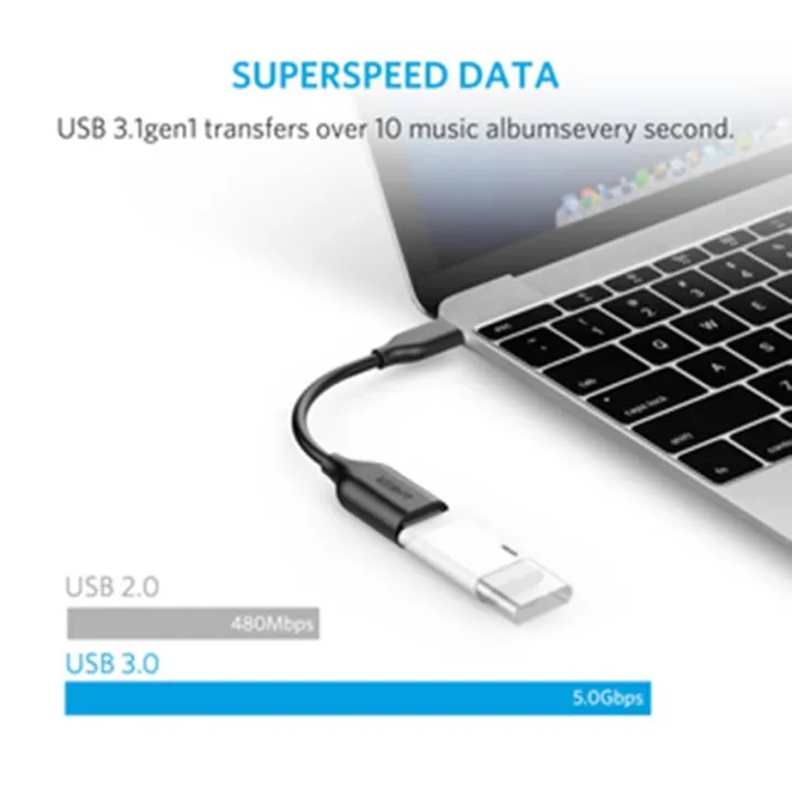 Anker POWERLINE USB-C TO USB 3.1 ADAPTER (A8165611) | Daraz.lk