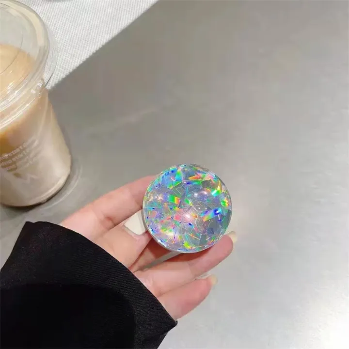 Glitter Stand Colorful Laser Popular Mobile Phone Finger Ring Grip ...