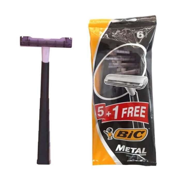 BIC Metal Guard - ( 5 + 1 Razor Free ) Pouch | Daraz.lk