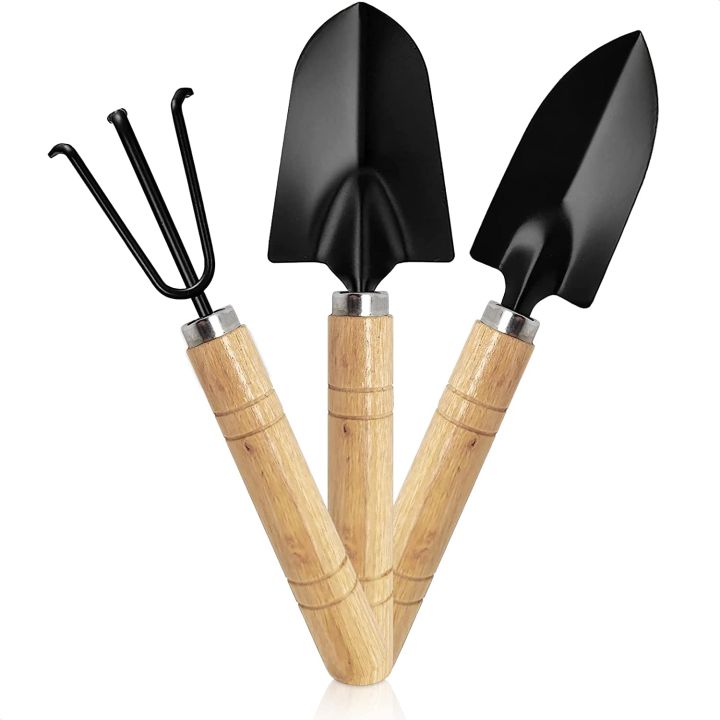 Gardening Tool Set 3Pcs Hand Shovel Garden Rake Ergonomic Hand Tools ...