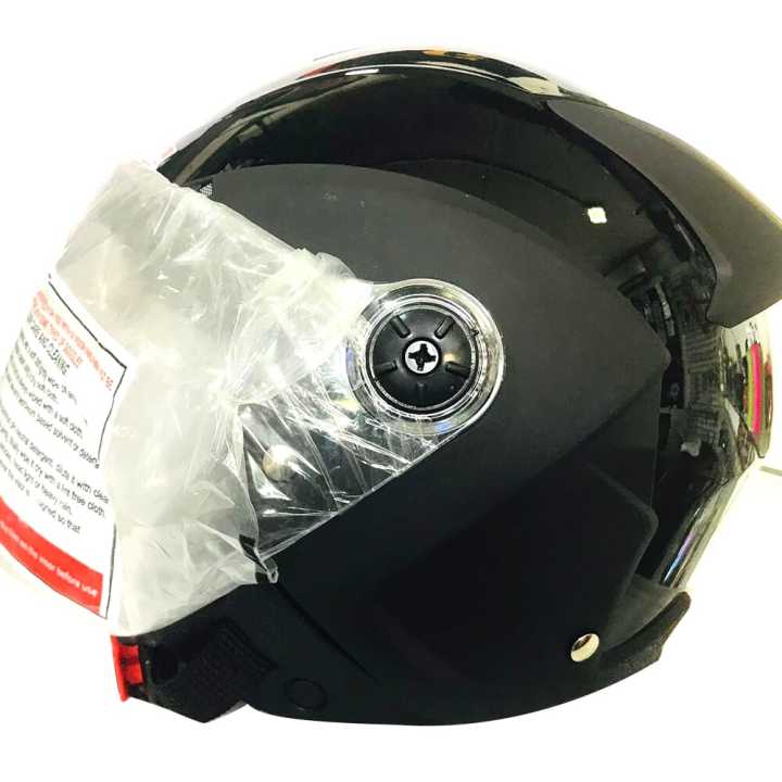 UP 2 Alien Black Motor Bike Helmet SLS Certified | Daraz.lk
