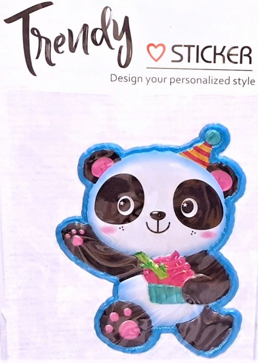Embossed 3D Glossy Sticker | Daraz.lk