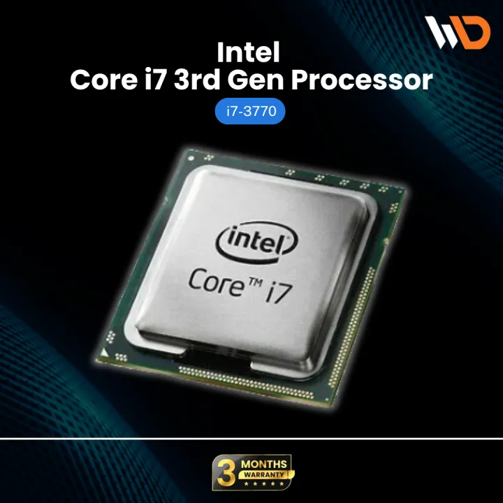 INTEL CORE i7 3rd Gen (3770) Processor 3.40 GHz LGA 1155 | Daraz.lk