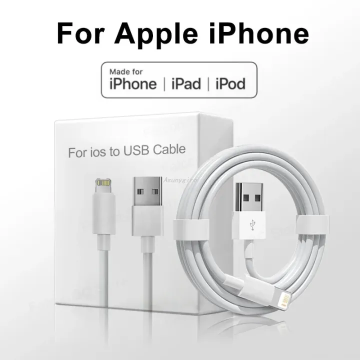 Asunygiro For Apple Original USB Lightning Fast Charger Cable For ...