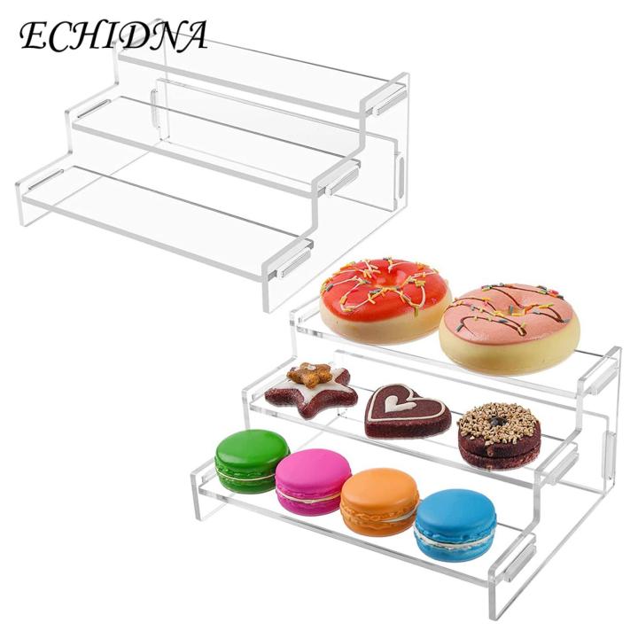 Display Stand 1pc Acrylic Riser Display Stand 3 Layer Detachable Space ...