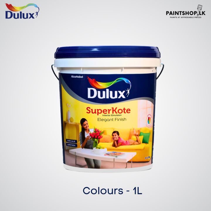 Dulux Superkote Interior Emulsion Colours 1L | Daraz.lk