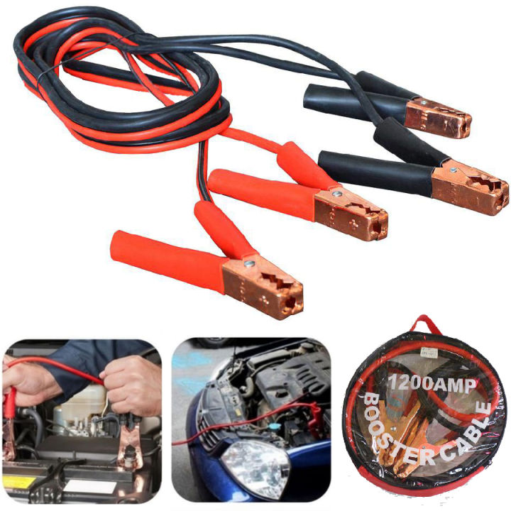 Heavy Duty 1200AMP 6M Car Booster Cable/Jumper Cable/Jumper Lead | Daraz.lk