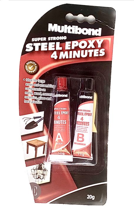 Multibond Steel Epoxy 4 Minutes Adhesive | Daraz.lk