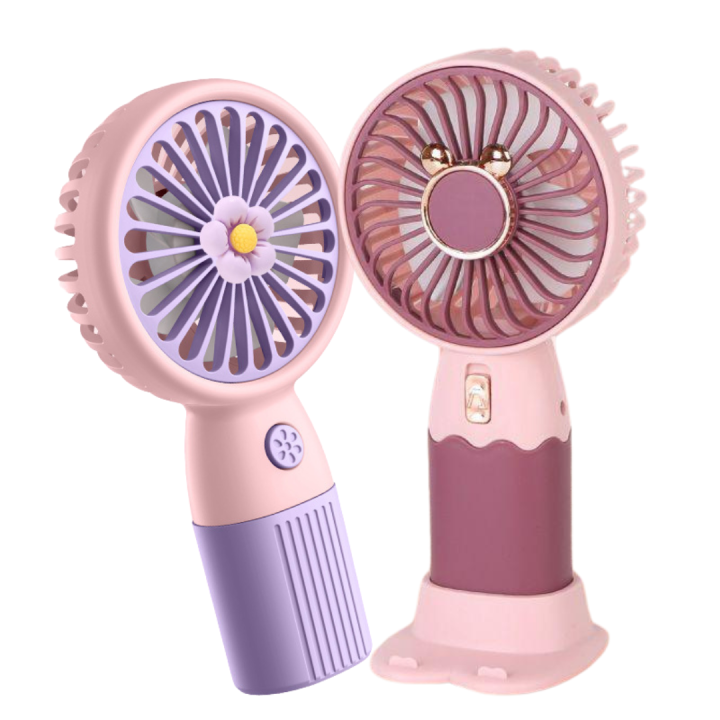 Mini Portable Fans Handheld USB Rechargeable Fan Air Cooler Outdoor ...