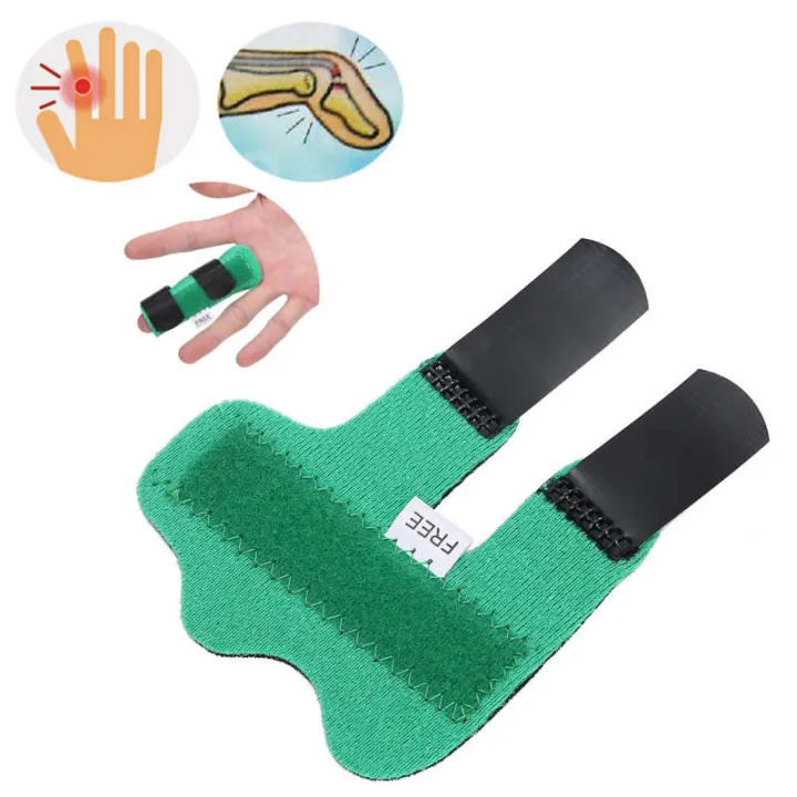 Pain Relief Finger Fixing Splint Straighten Brace Adjustable Sprain ...
