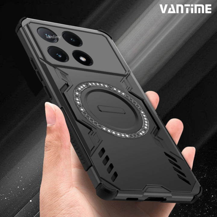 Vantime Case for Xiaomi Poco X6 Pro 5G Heat Dissipation Armor ...