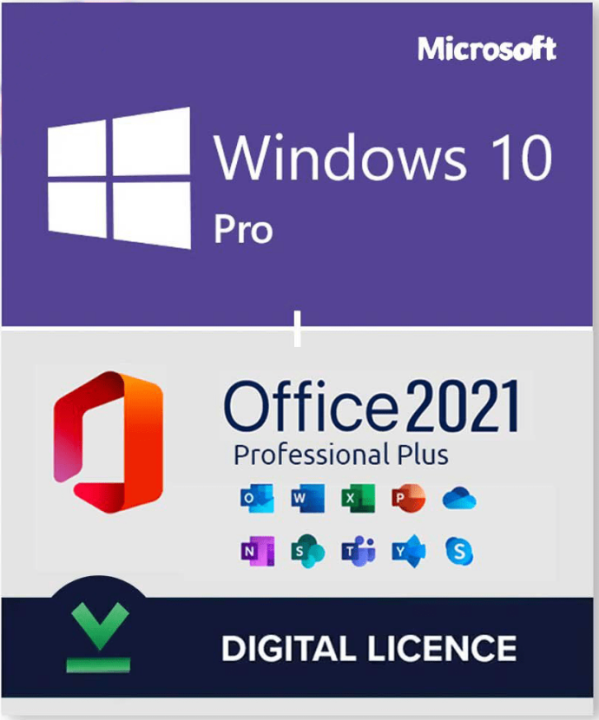 Windows 10 Pro + Microsoft Office 2021 Professional Bundle | Daraz.lk