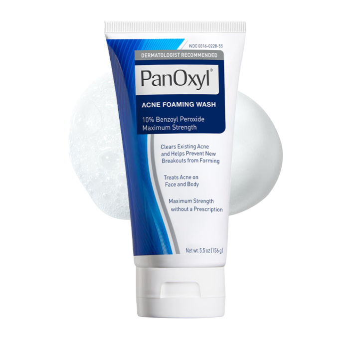 10% Benzoyl Peroxide Anti-Acne Face Wash - Moisturizing Deep Cleansing ...
