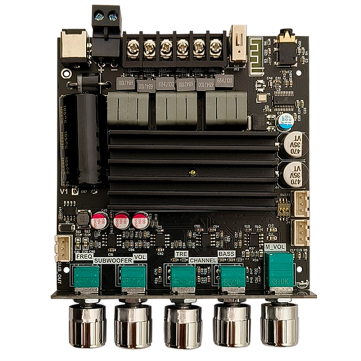 -ST21 HiFi Stereo Amplifier Board 2.1 Channel 100Wx2+200W Subwoofer ...