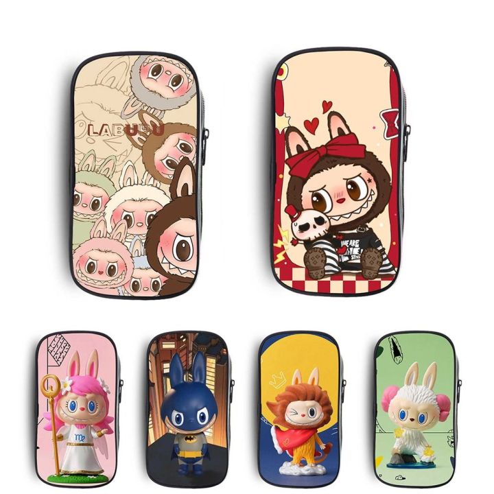 New Large Capacity Labubu Pencil Bag Cute Cartoon Water Proof ...