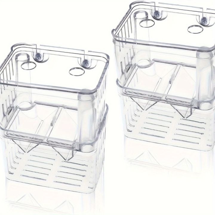 Fish Hatchery Multi Size Aquarium Breeder Box Acrylic Durable Baby Fish ...
