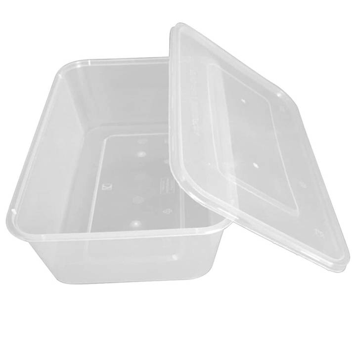 15 Pcs 750ML Budget PP5 Microwavable Food Containers | Daraz.lk