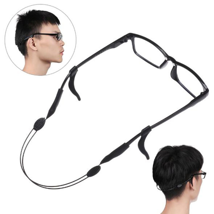 1set Scalable Silicone Sports Eyeglasses Rope String Holder Eyewear ...