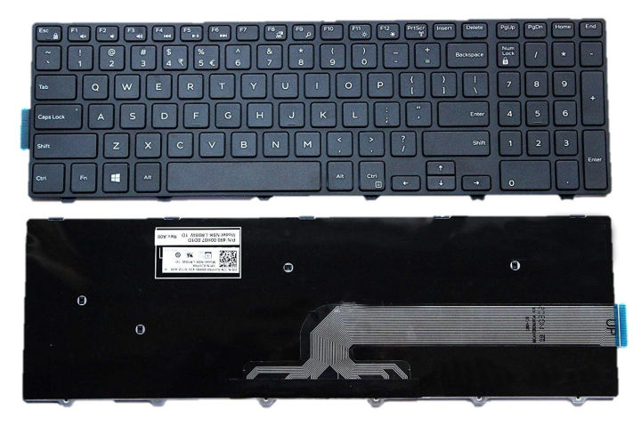 Brand New Dell 3542 Inspiron 15 UK English Laptop Keyboard No Backlight ...