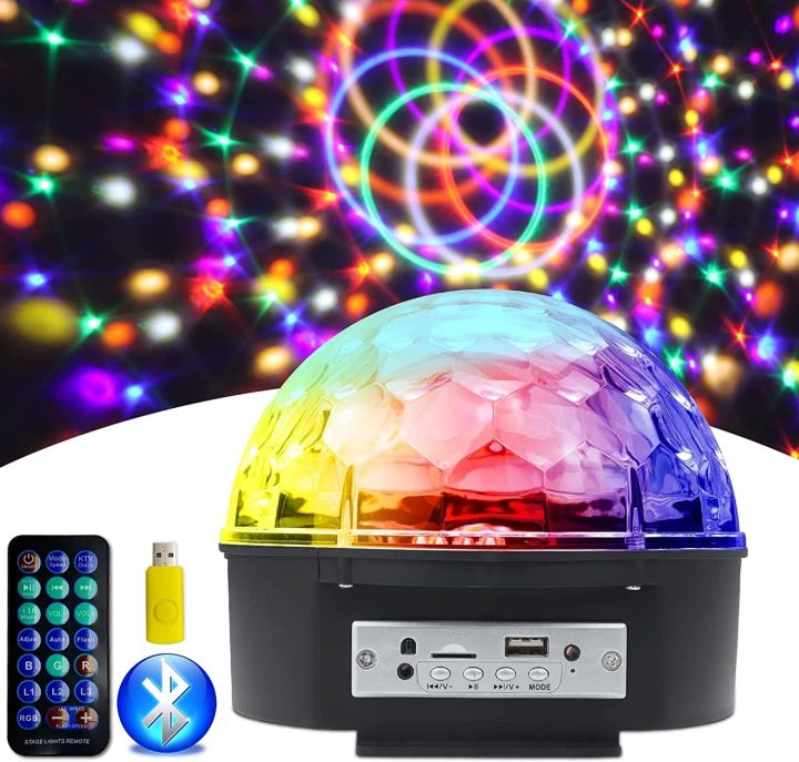 9 Colour LED Stage Light Crystal Magic Ball | Daraz.lk