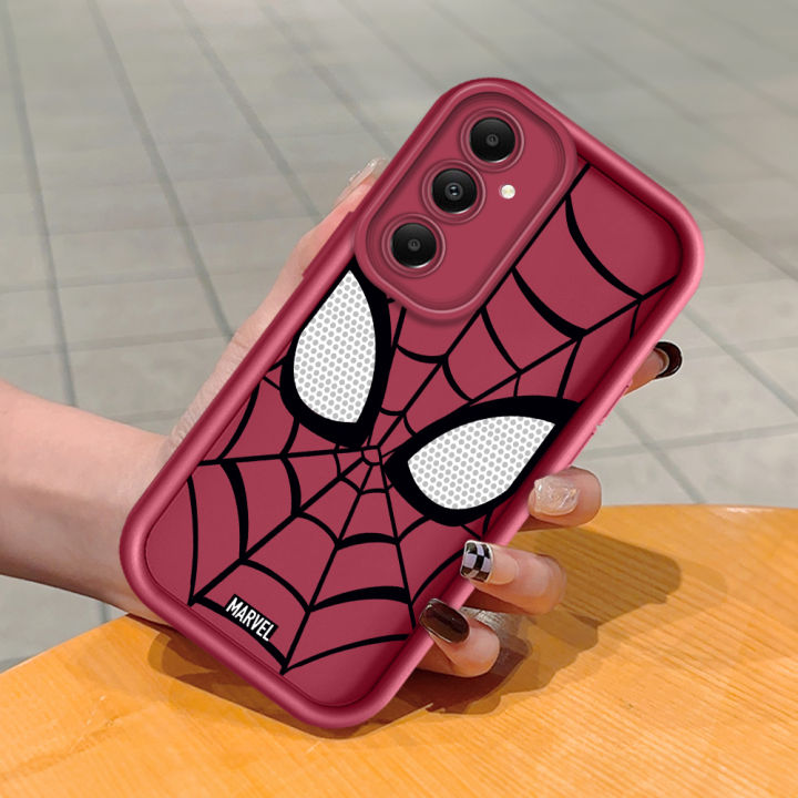 TA for Samsung A05S Back Cover Soft Square Ladder Spider-Man Pattern ...