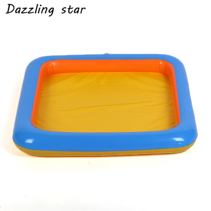 【GlobalTrendz】1pc Inflatable Tray Sand Plastic Sand box Play Kids ...