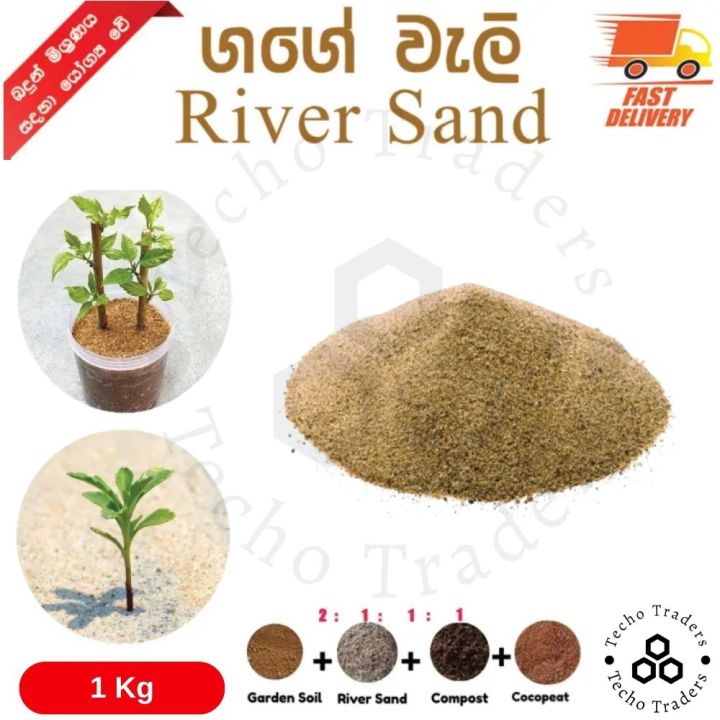 River Sand Pot Mix Potting Mixture Agriculture gage weli | Daraz.lk